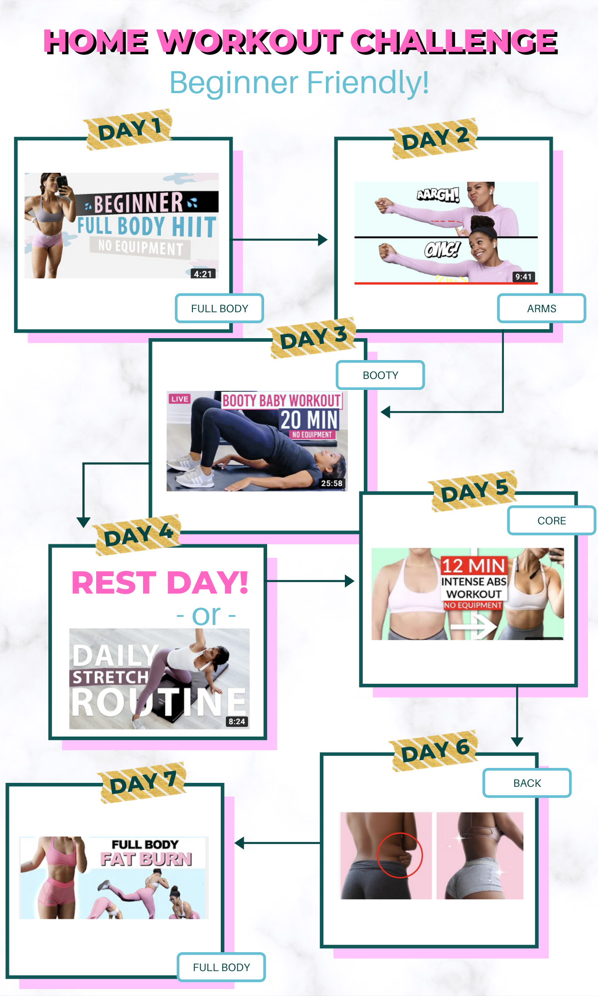 NEW Free Workout Challenge – growwithjo